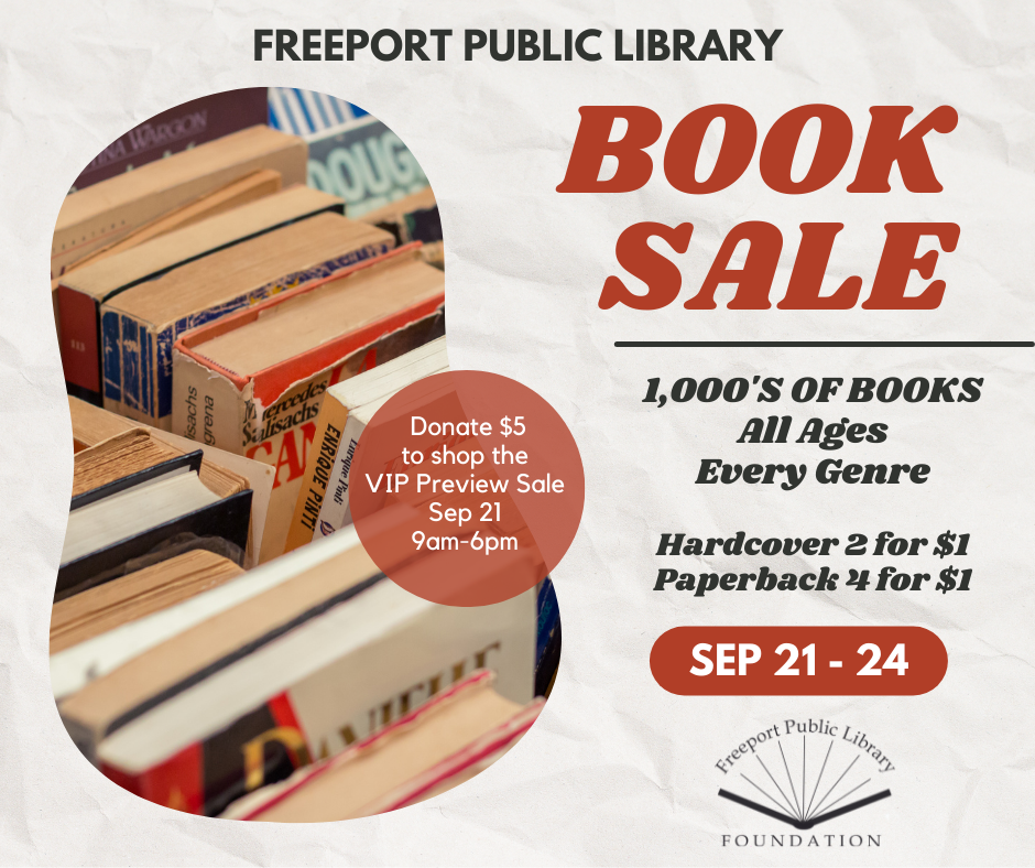 Library Foundation Book Sale | Freeport Public Library
