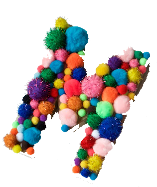 Make It Monday: Pom Pom Letters | Freeport Public Library